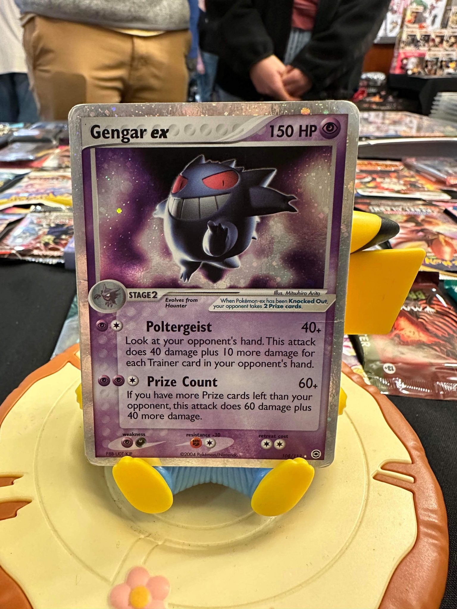 2004 Pokemon Gengar EX FireRed & LeafGreen 108 of 112 Holo Mint | Jwong ...